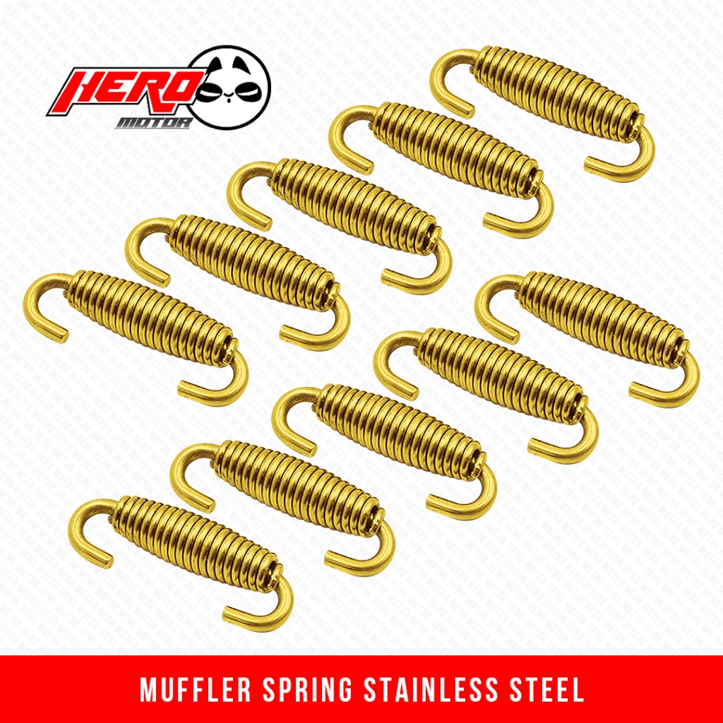 Chicken Pipe Muffler Spring Stainless Gold 1pc | Shopee Philippines