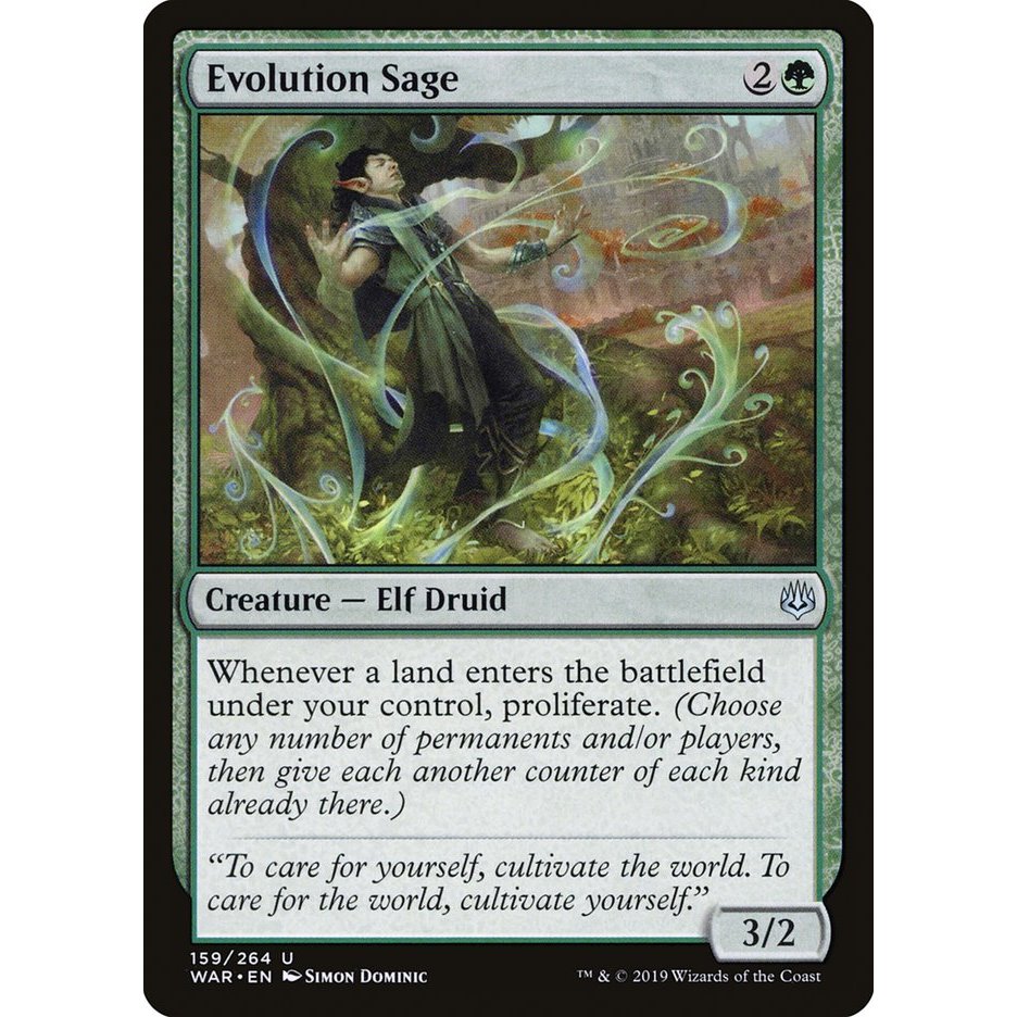 Evolution Sage - War of the Spark (WAR) MTG Card | Shopee Philippines