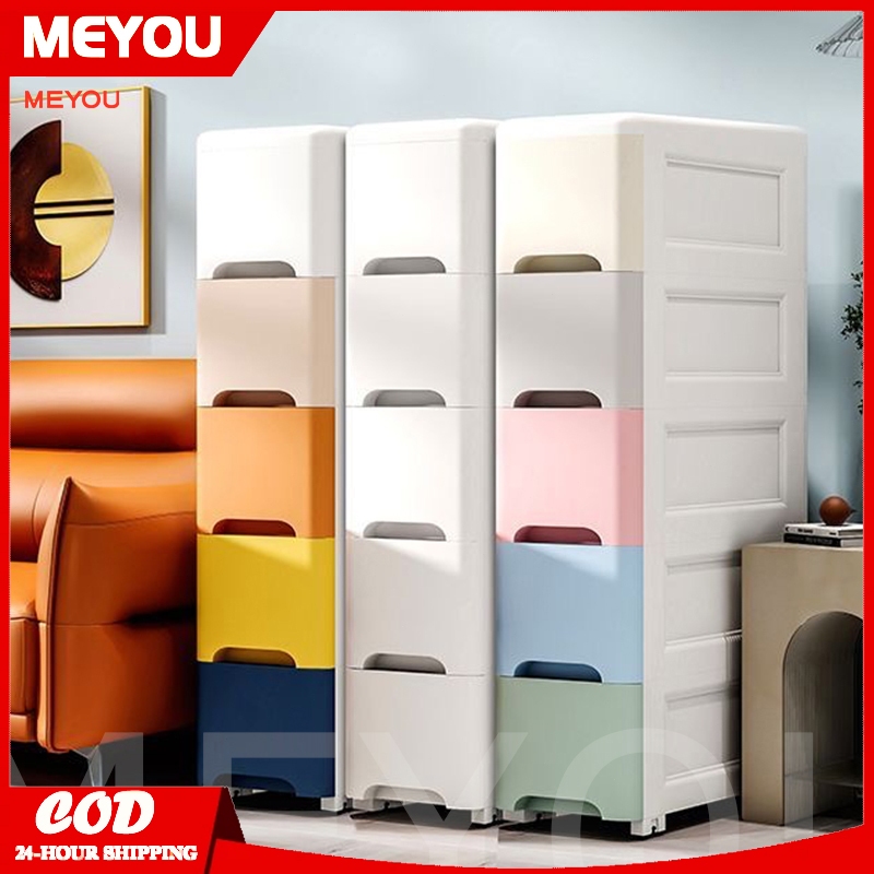 MEYOU Locker Drawer Cabinet Storage Gap Storage Cabinet Slim Drawer ...