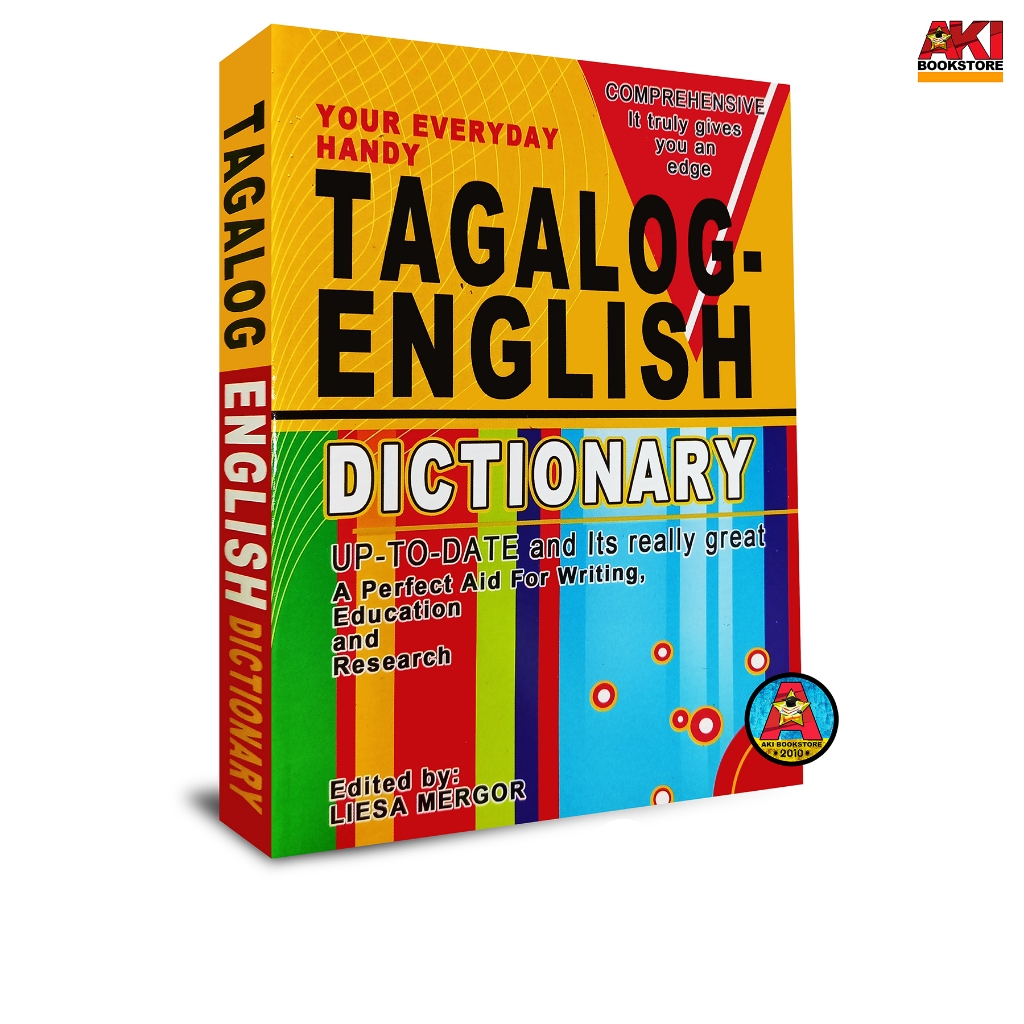 AUTHENTIC Tagalog-English Dictionary Perfect Everyday Handy 2009 Liesa ...