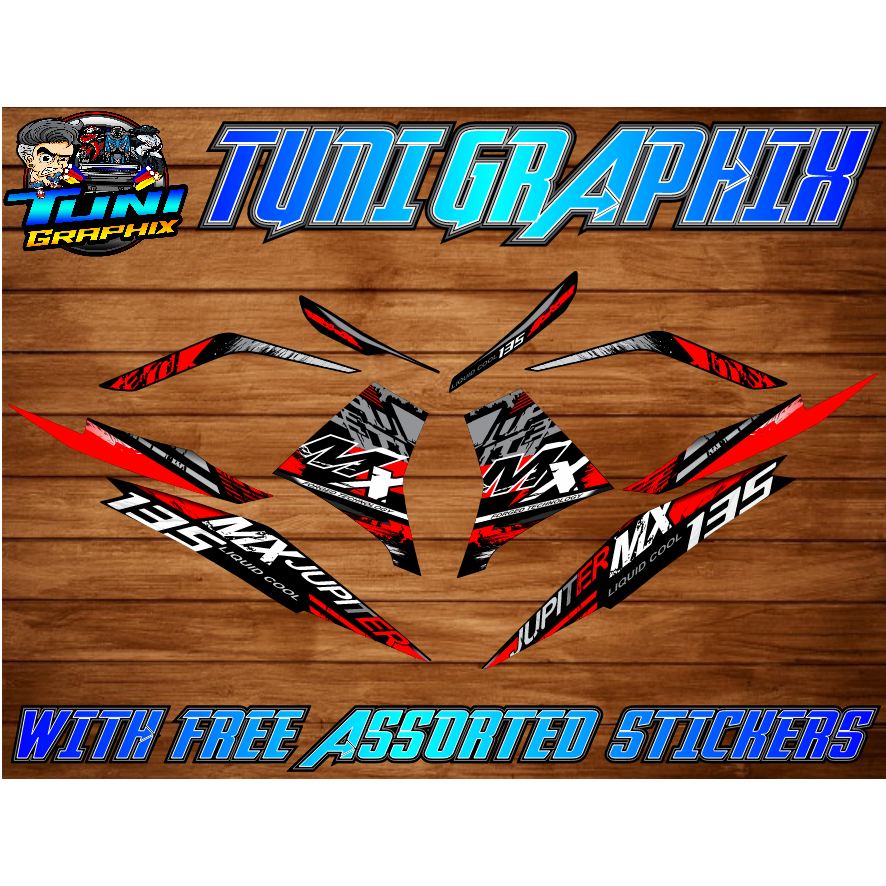 SNIPER 135 MX JUPITER 2014 STICKERS DECALS | Shopee Philippines