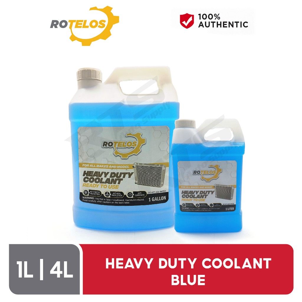 Rotelos Heavy Duty Coolant Blue - Car and Motorcycle 1Liter / 1L ...