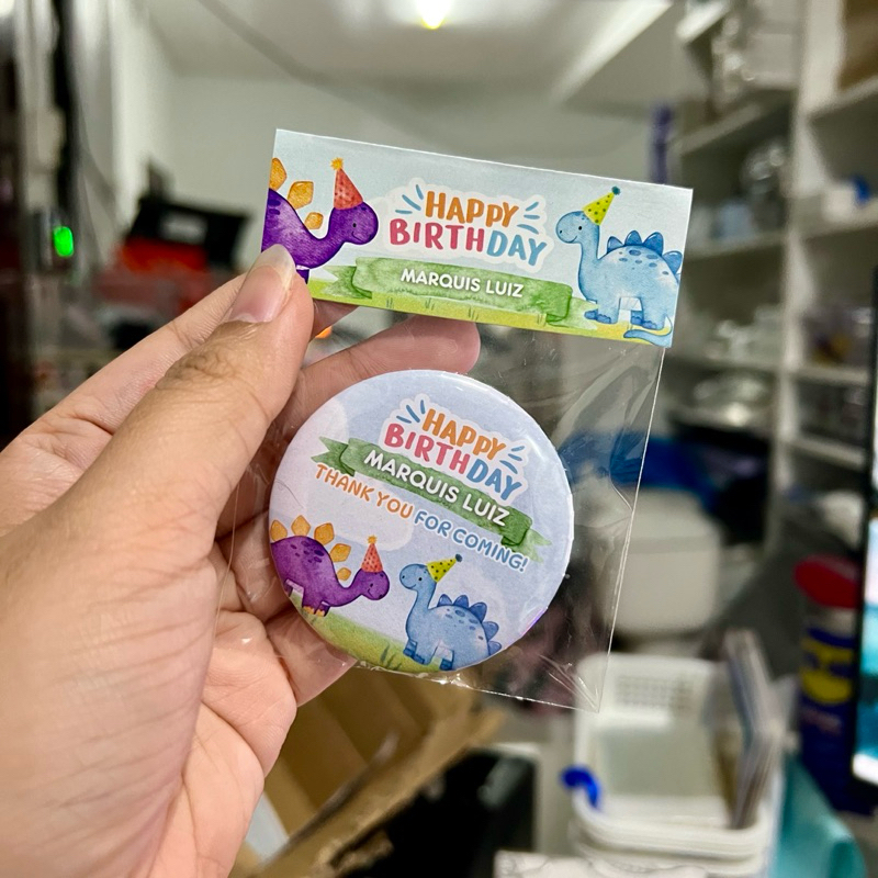 Customized Button Pin Bottle Opener Magnet Souvenir Giveaway | Shopee ...