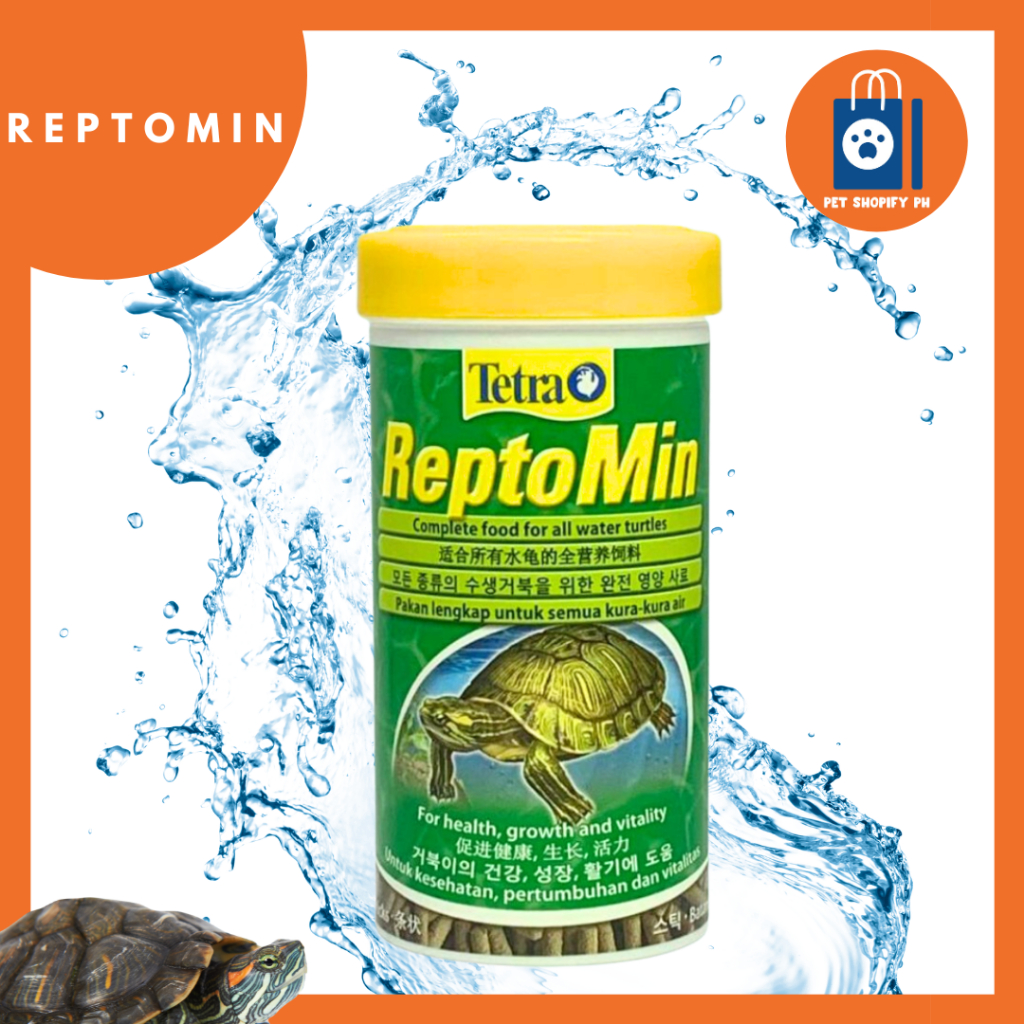 TETRA Reptomin Food for all water turtles 52g/250ml | Shopee Philippines