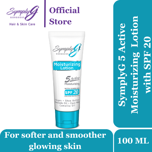 Symply G 5 Active Moisturizing Lotion with SPF 20 | Shopee Philippines