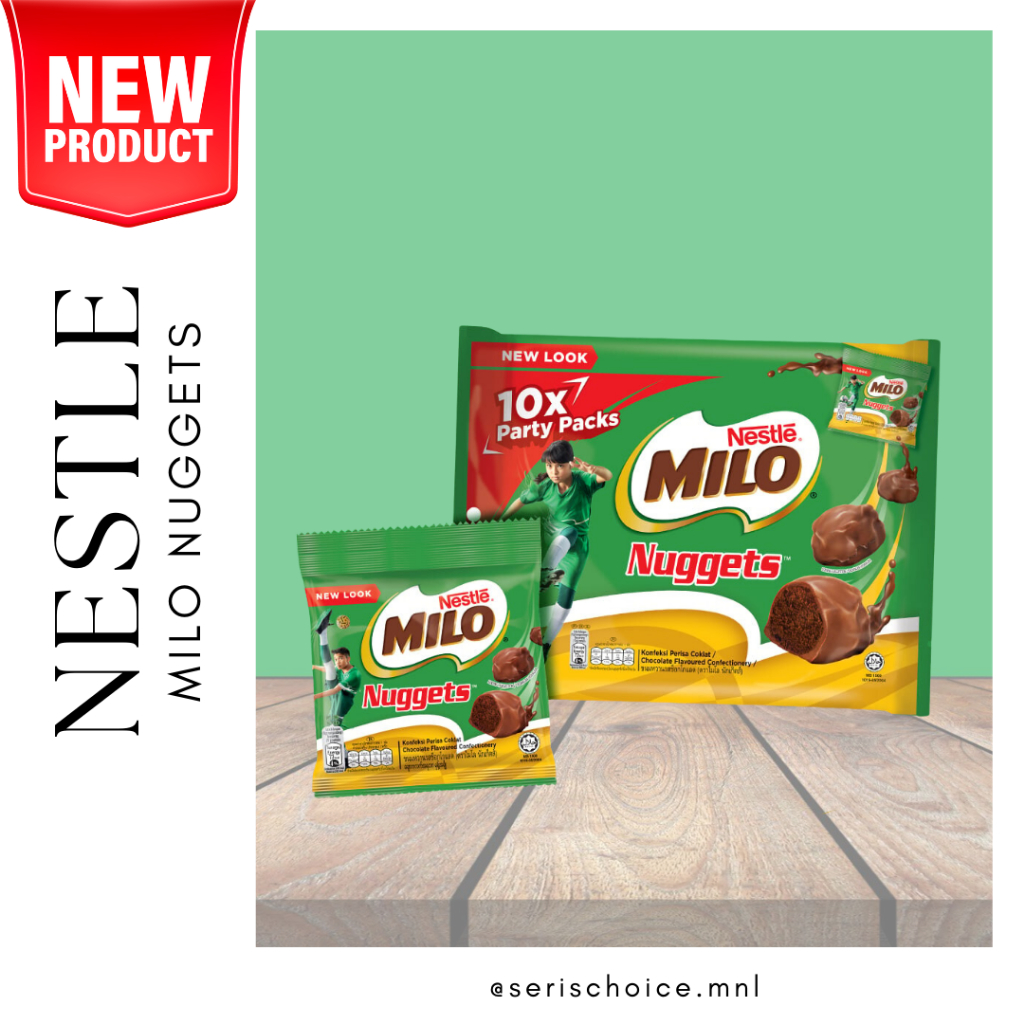 NESTLE Milo Nuggets Bite-Size Snack | sold per pack (15g) | Shopee ...