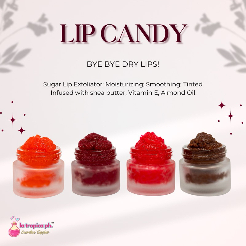 LIP CANDY LIP EXFOLIATOR (NO LABEL, GENERIC PACKAGING) | Shopee Philippines