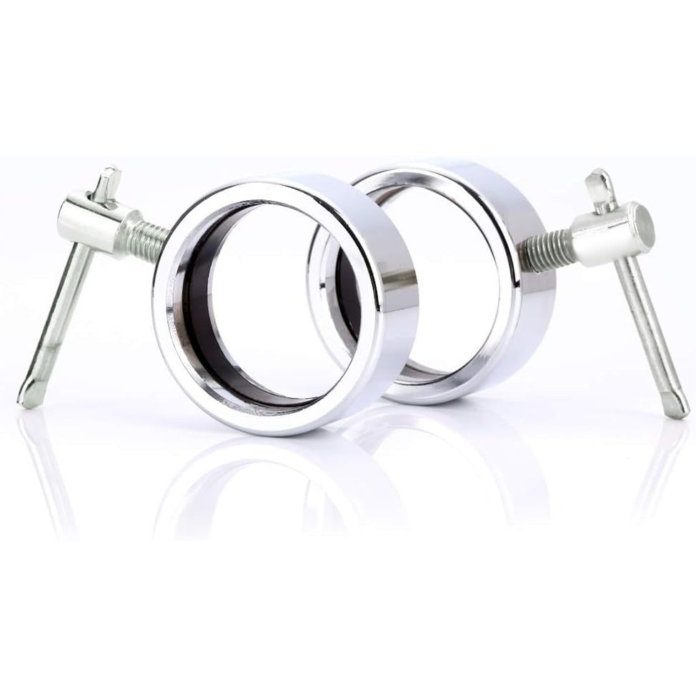 Olympic Barbell Collar for 2" Olympic Bar, Barbell Clamp Clips, Pair of ...