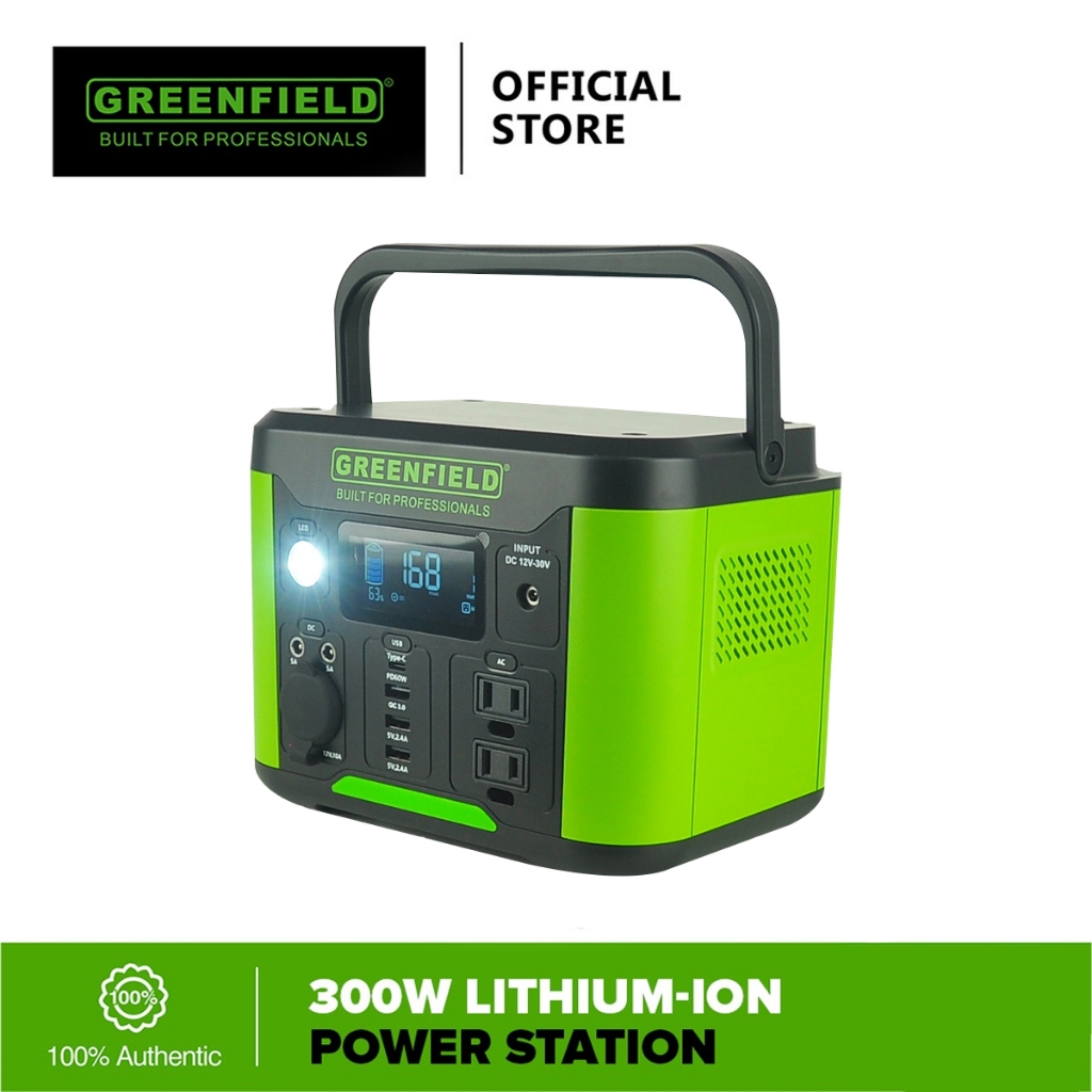 Greenfield 300W Lithium-Ion Power Station | Shopee Philippines