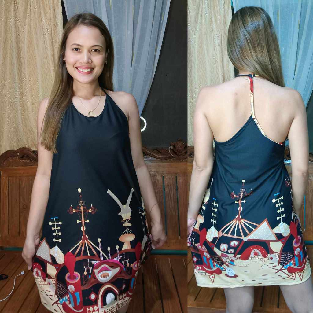 SENEPA PLUS SIZE TDRESS HALTER BACK MED TYO 6XL | Shopee Philippines