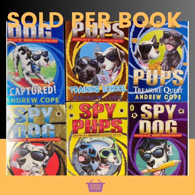 Spy Dog and Spy Pups by Andrew Cope Teen Fiction Books | Shopee Philippines