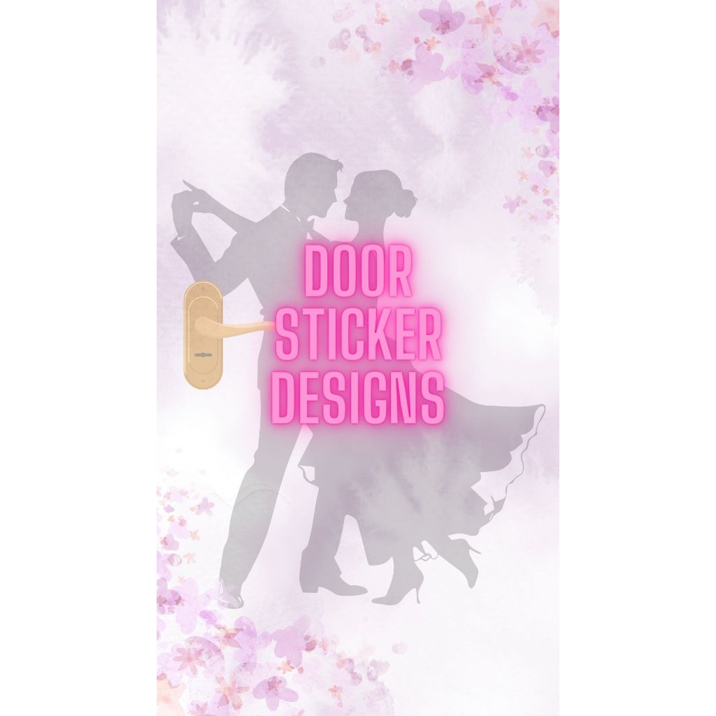 Vinyl Stickers for Glass Doors / Windows / Roll-up Doors / Cart / Booth ...