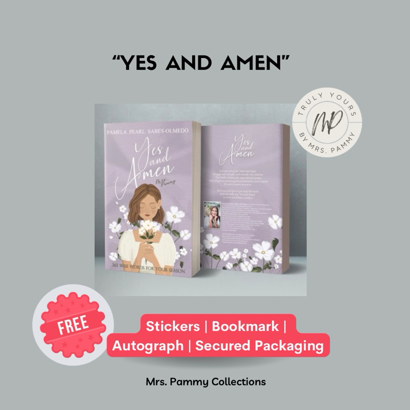 YES AND AMEN by Mrs. Pammy (Inspirational/Motivational book) | Shopee ...