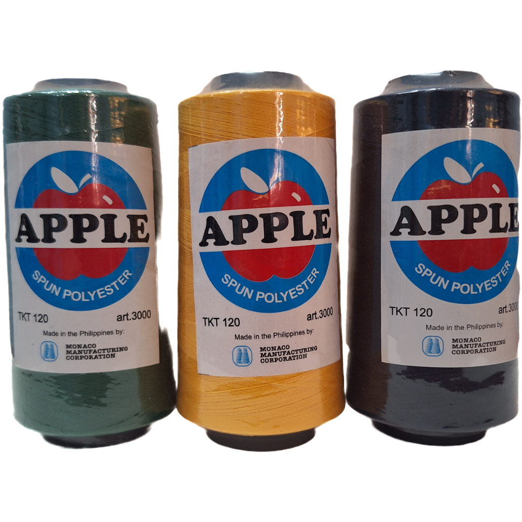 APPLE SEWING THREAD TKT 120 3000meter sold per cone | Shopee Philippines