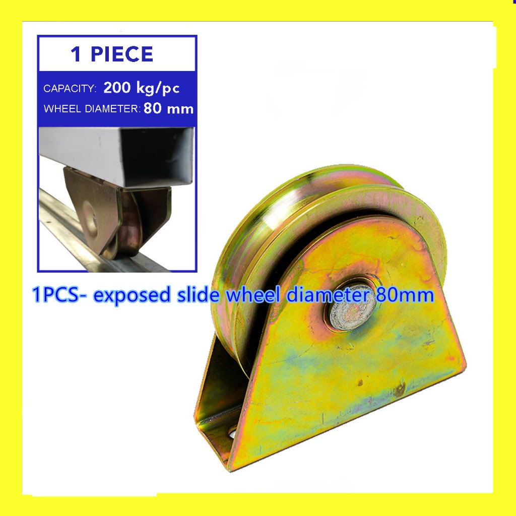 Sliding Gate Hardware U Groove Heavy Duty Roller Wheels | Shopee ...