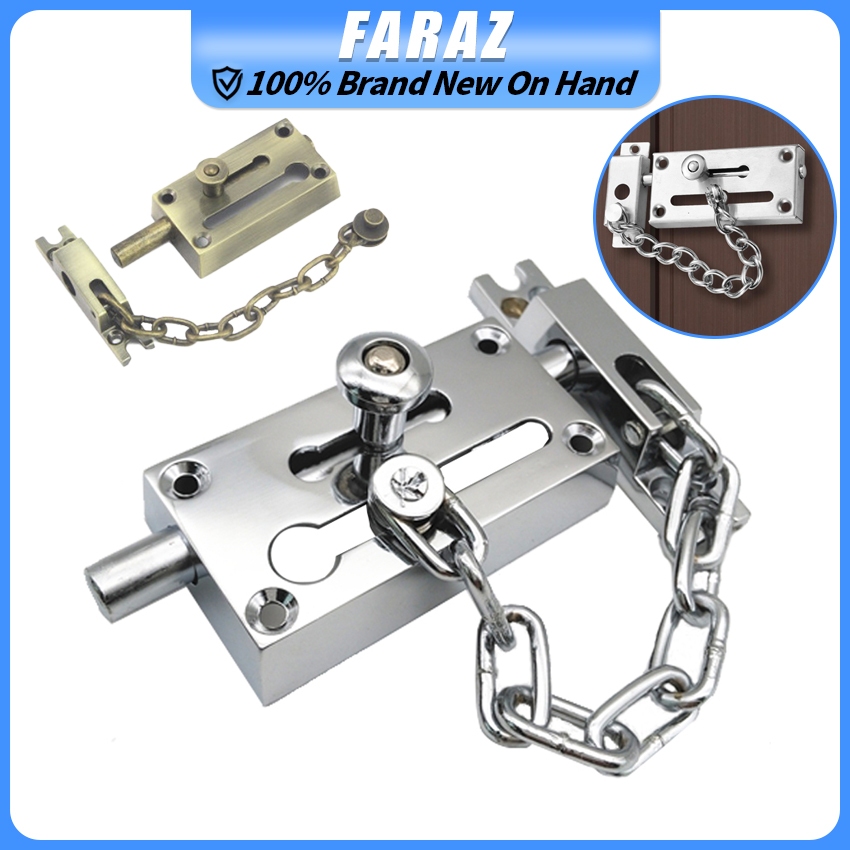 Household Security Door Lock with Chain Anti-theft Zinc Alloy Security ...