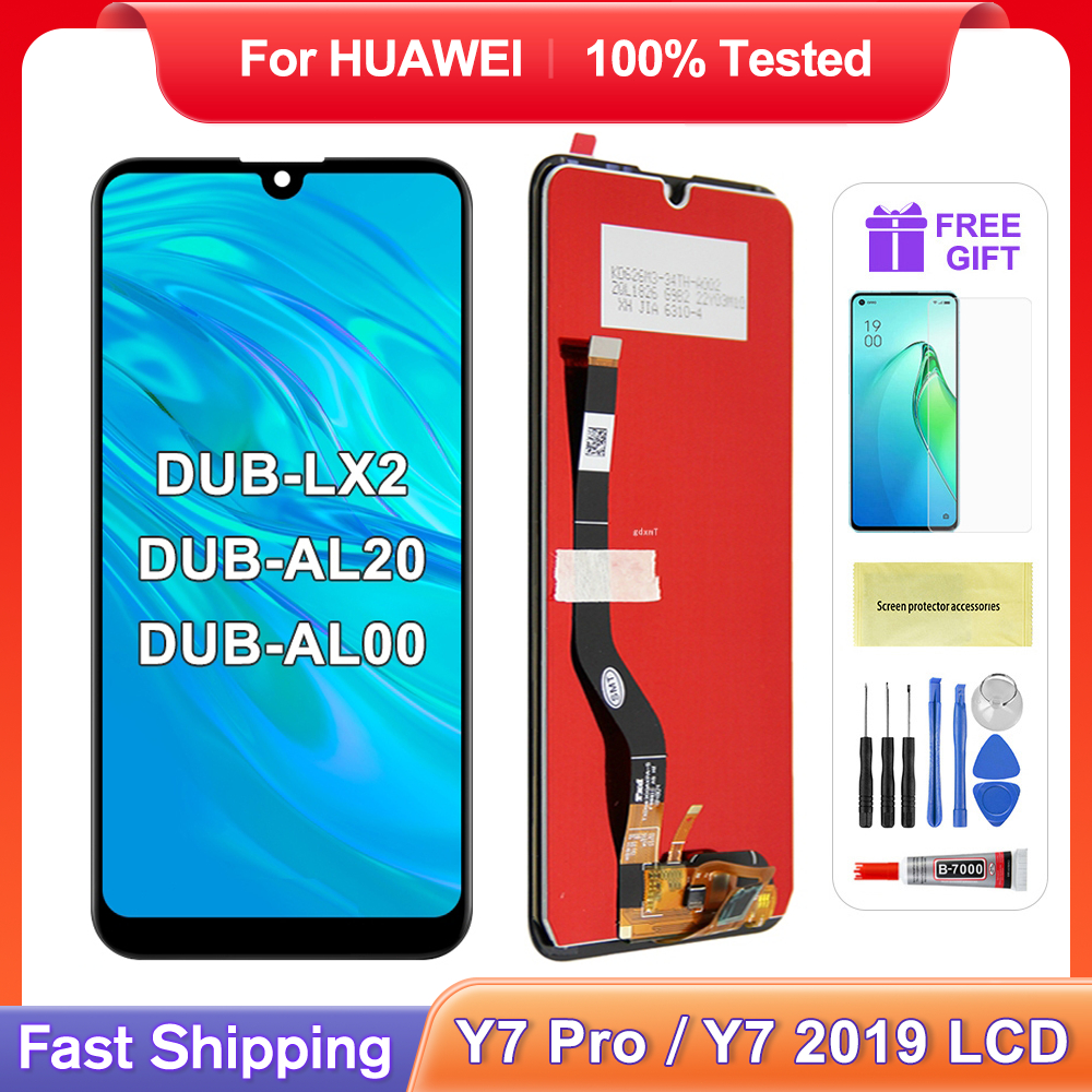 Original LCD For Huawei Y7 Prime Y7 Pro Y7 2019 LCD Original Display ...