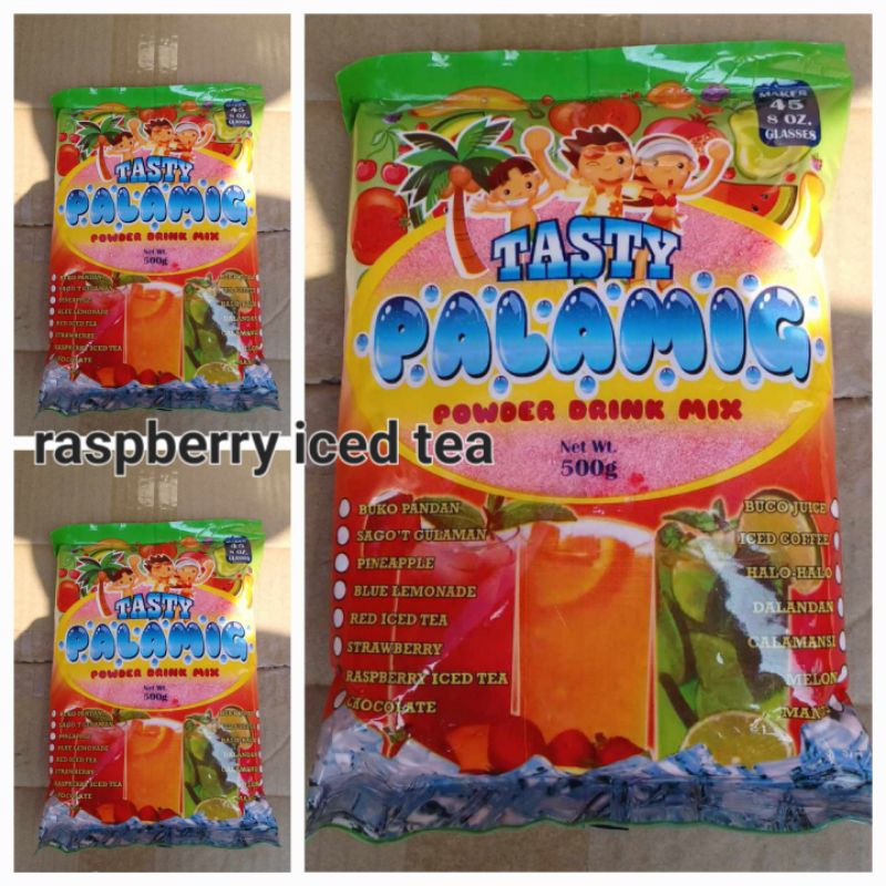 PALAMIG POWDER MIX RASPBERRY ICED TEA 1/2 KILO | Shopee Philippines