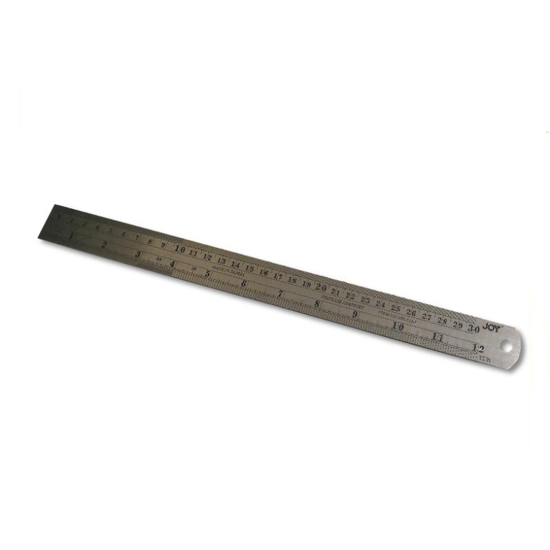Joy stainless steel metal ruler 12"/30cm py pc | Shopee Philippines