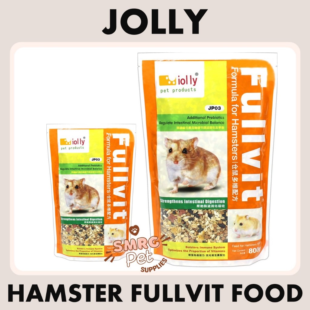 Jolly Hamster Dry Food Fullvit Formula for Hamsters Food 400g 800g ...