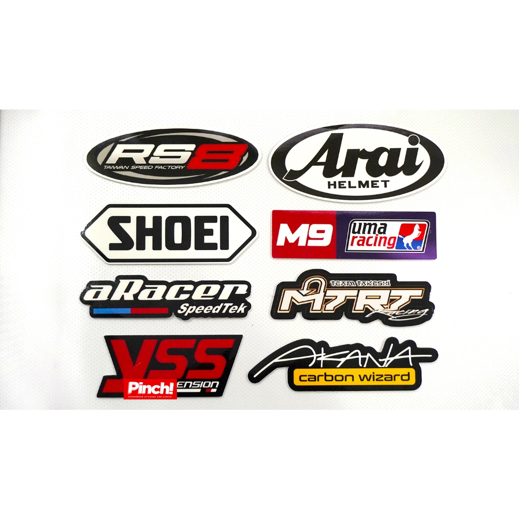 Pinch Motorcycle Sticker - Racing SET #01 | Shopee Philippines