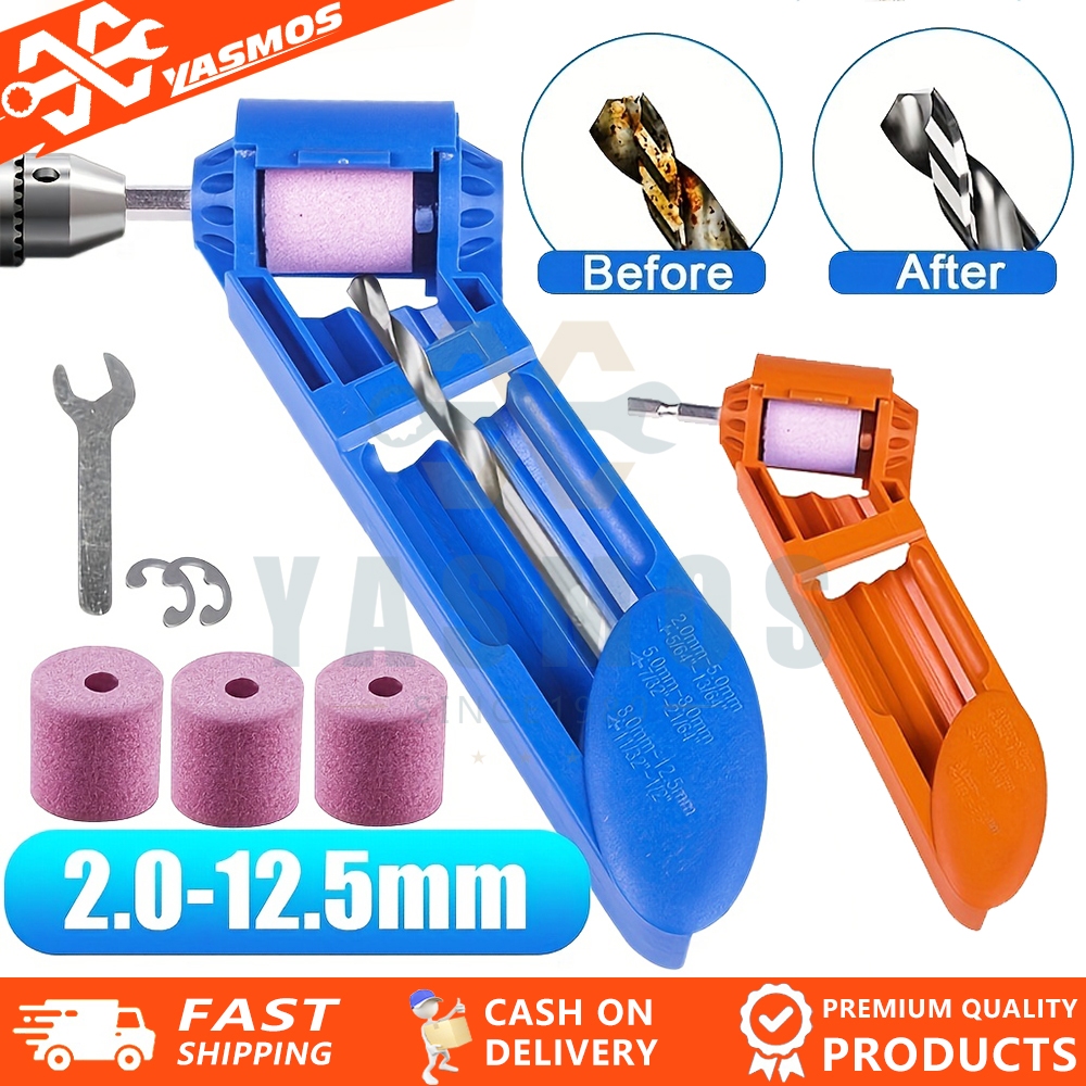 2-12.5mm Portable Drill Bit Sharpener Corundum Grinding Wheel For ...