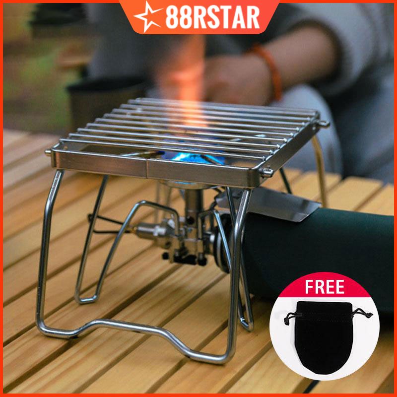 88-Rstar Mall Outdoor Portable Foldable Stove Stand Rack Camping Pot ...
