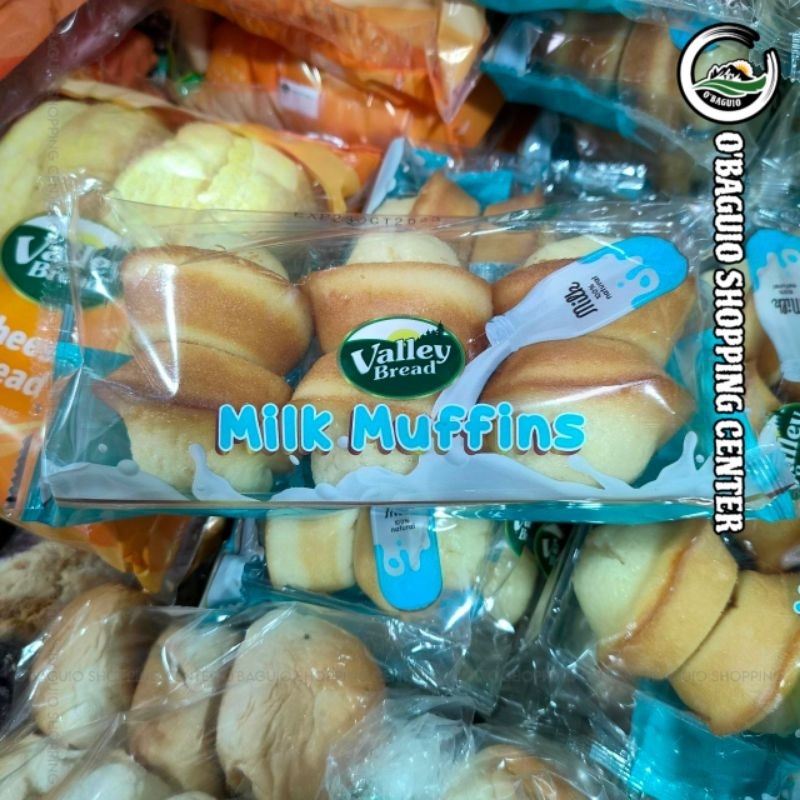 Milk Muffins Valley Bread | 6 Pcs | Baguio Products (COD) | Shopee ...