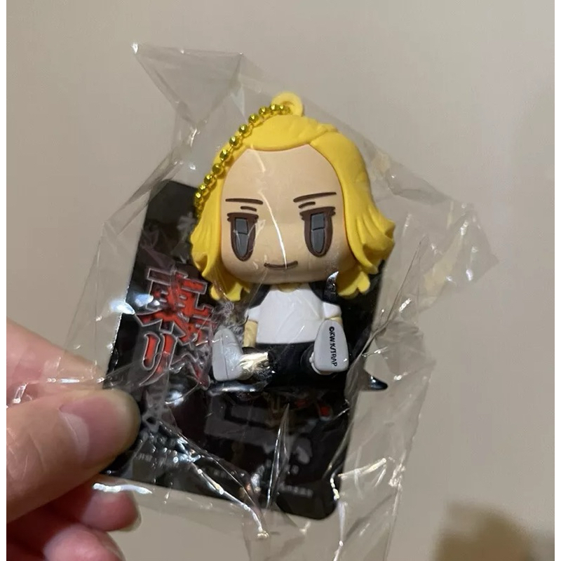 Tokyo Revengers Manjiro Sano Mikey Sitting Rubber Chibi Figure Mascot ...