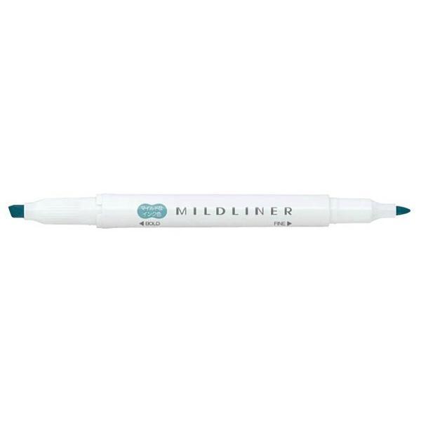 Zebra Mildliner MILD SMOKE BLUE Double-Ended Highlighter | Shopee ...