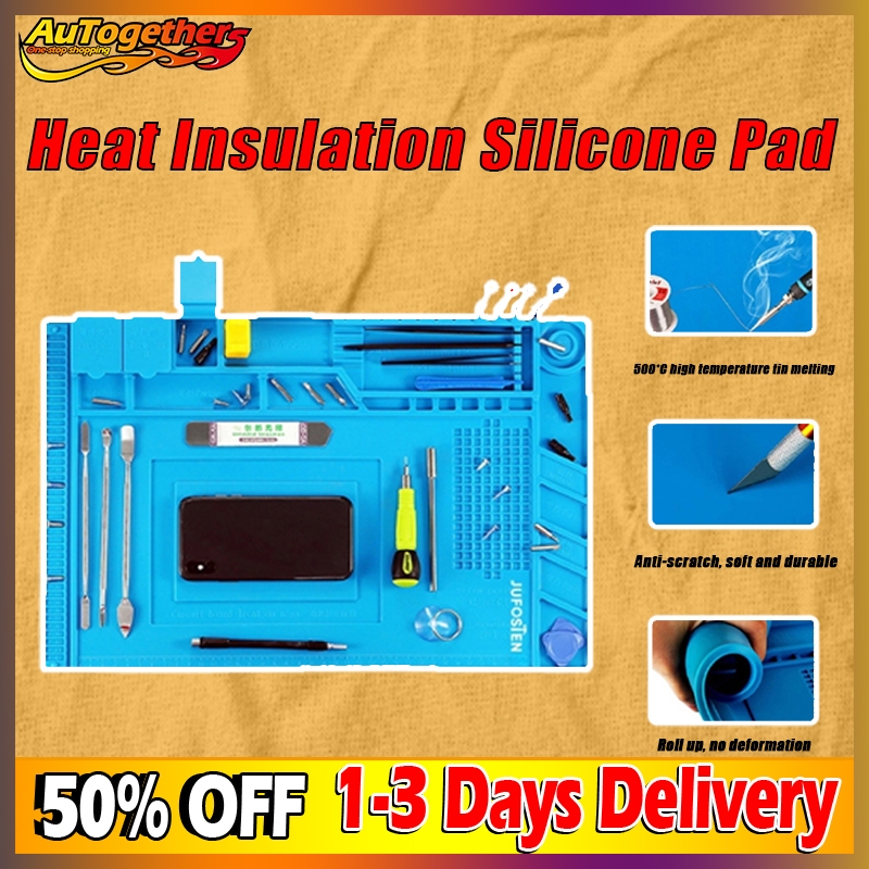 Heat Insulation Silicone Pad Soldering Repair Mat Phone Repair Platform ...