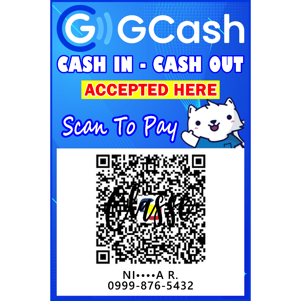 GCASH/MAYA LAMINATED SIGNAGE A4 SIZE 180 GSM PAPER LAMINATED | Shopee ...