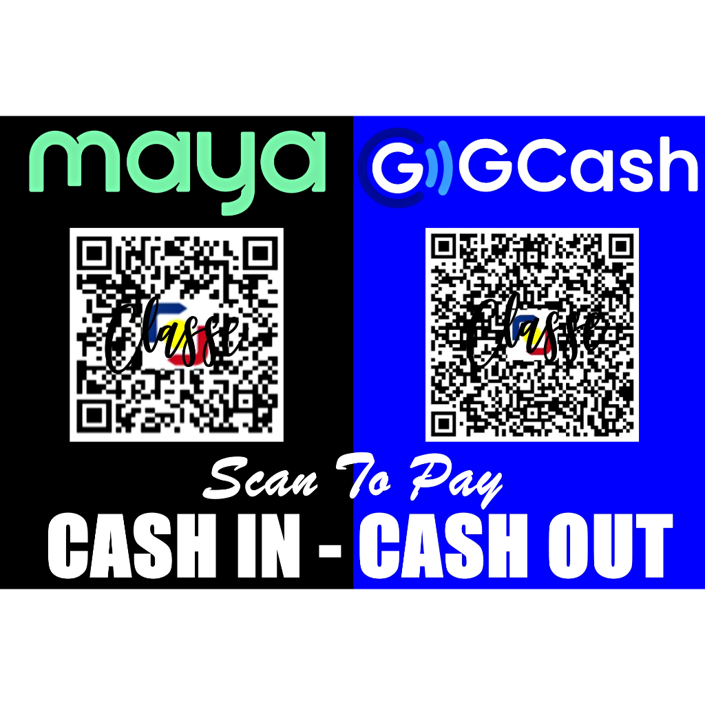 GCASH/MAYA LAMINATED SIGNAGE A4 SIZE 180 GSM PAPER LAMINATED | Shopee ...