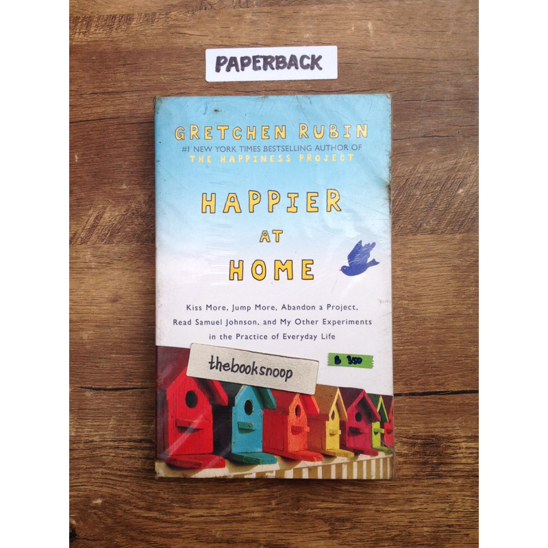 Happier at Home by Gretchen Rubin happy project self help | Shopee ...
