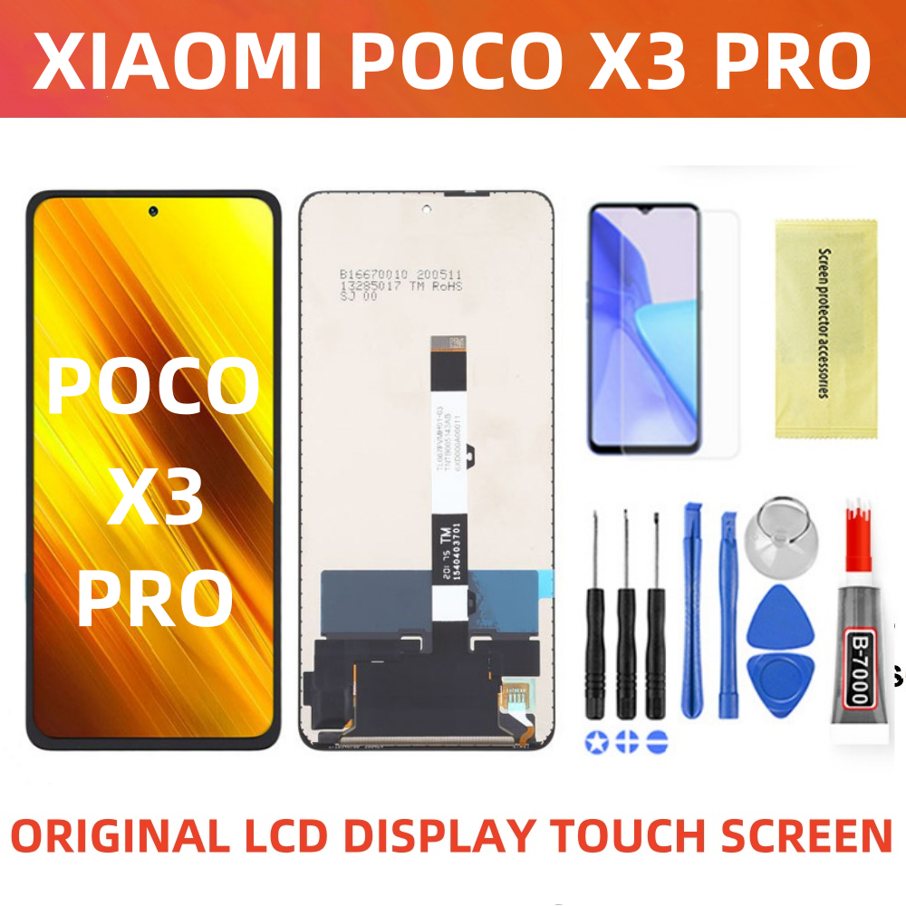 ORIGINAL LCD FOR POCO X3 PRO M2102J20SG M2102J20S1 LCD TOUCH SCREEN SET ...