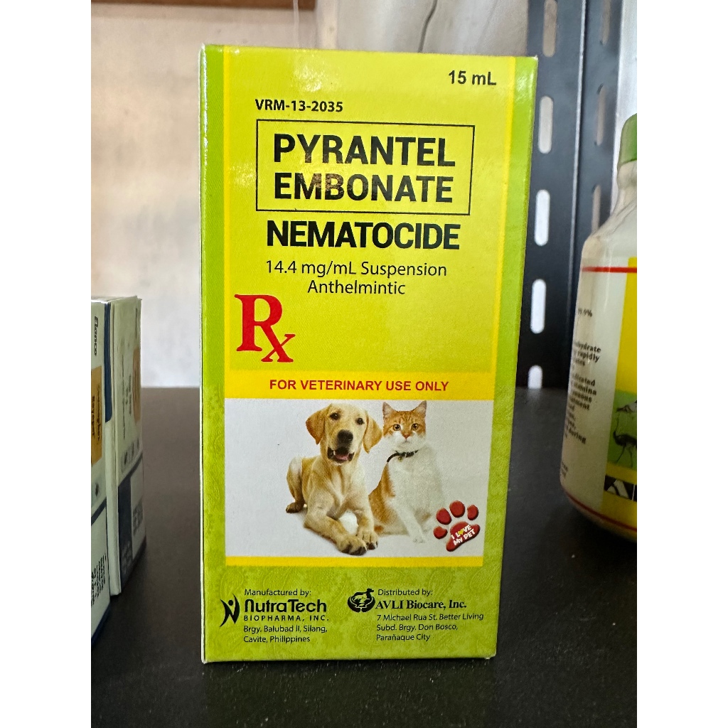 Pyrantel Embonate - Nematocide 15ml | Shopee Philippines Pyrantel Embonate - Nematocide 15ml | Shopee Philippines