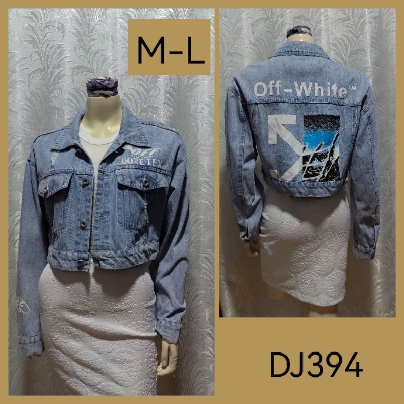 SALE!!! PRELOVED CROPTOP DENIM JACKET | Shopee Philippines