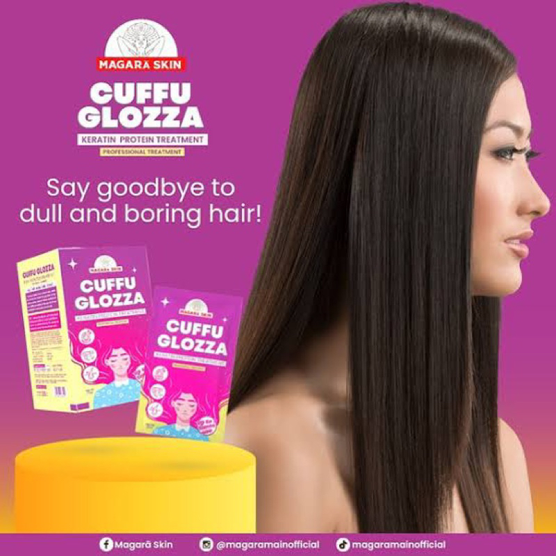 STORE CLOSING SALE!!! CUFFU Glozza Keratin Hair Treatment | Shopee ...