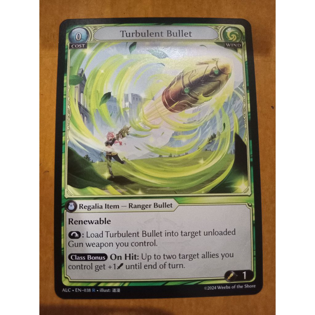 GA Turbulent Bullet R Alchemical Revolution ALC Grand Archive English ...