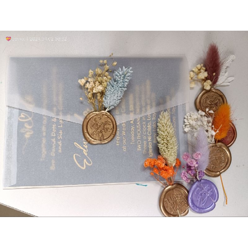 Translucent envelope 5R and 4R inches 5x7, 4x6 pack of 10pcs 80gsm ...