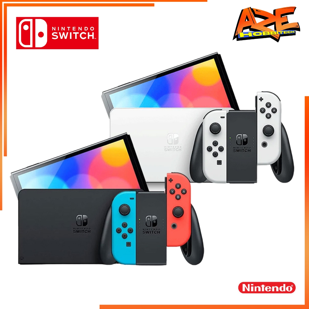 Nintendo Switch OLED White / Neon Handheld Game Console | Shopee ...