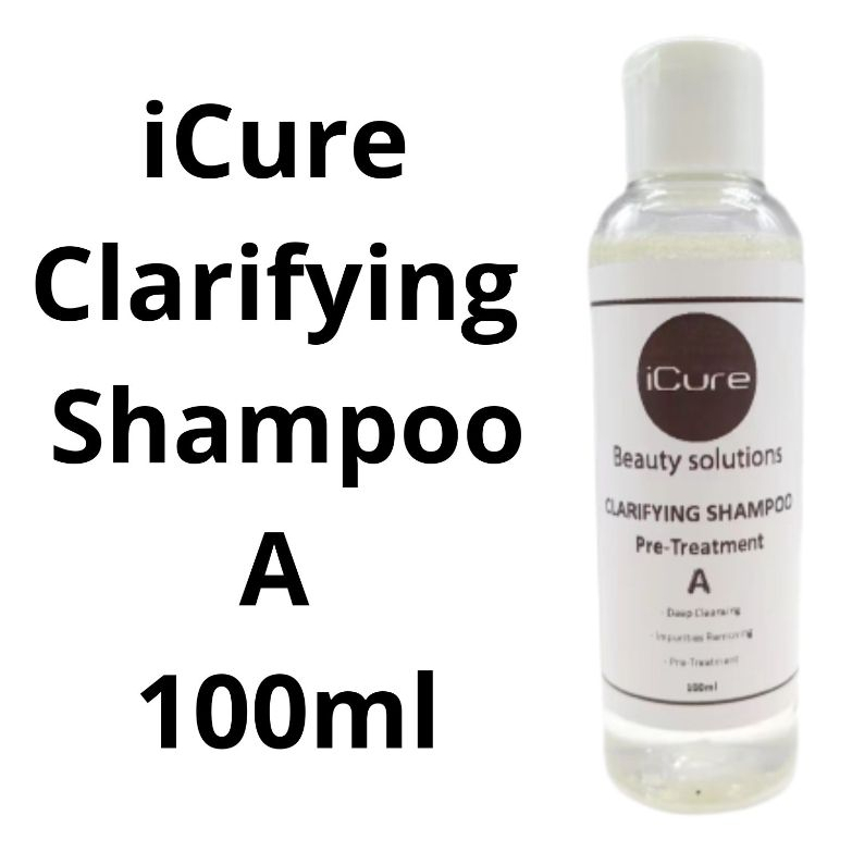 iCure Clarifying Shampoo 100ml for Keratin Brazilian Blowout | Shopee ...