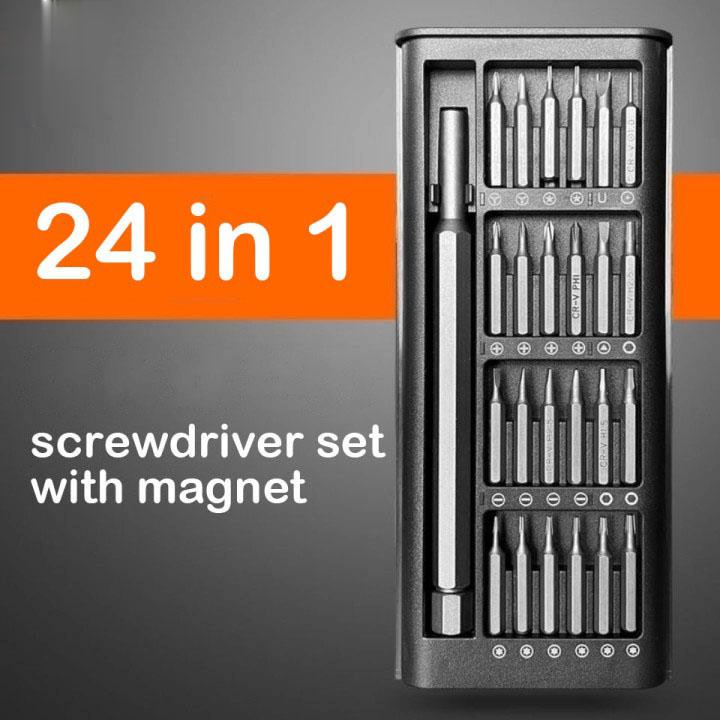 24 in 1 Precision Screwdriver Set Multi-purpose Magnetic Screw Driver ...