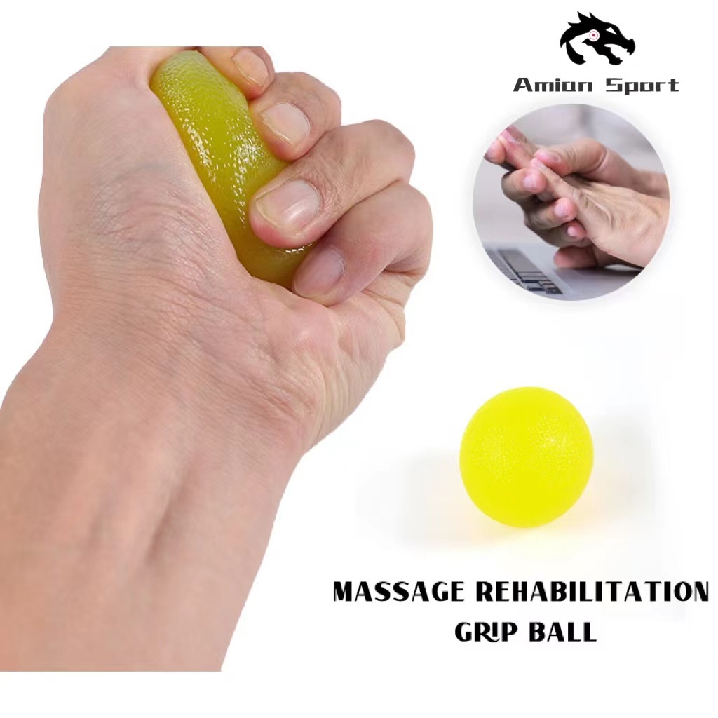 Round Stress Ball Finger Grip Strengthening Hand Exercise Ball with ...