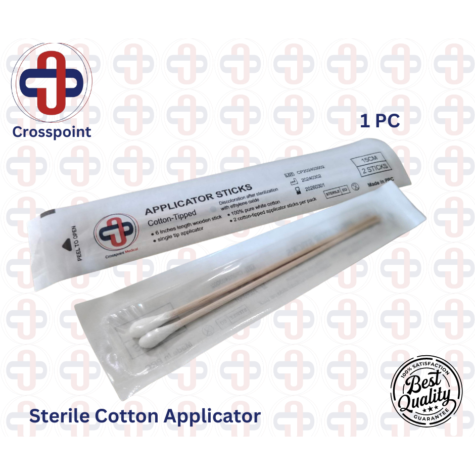 Crosspoint Medical Sterile Applicator sticks 1 PC | Shopee Philippines