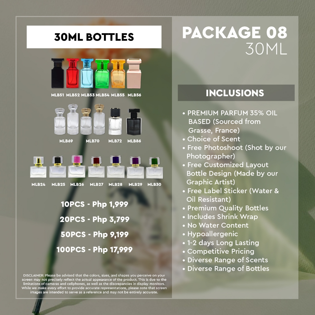 MAC LAB OFFICIAL - Package 08 (30ML) | Shopee Philippines