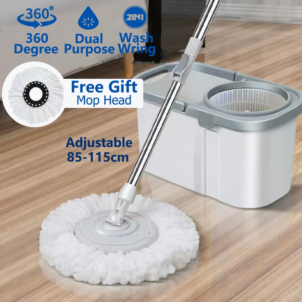 Fashion Magic Spin Mop With Spinner And Bucket 360 Degree Tornado Mop ...