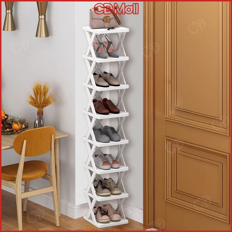 CD Shoe Rack Organizer Multi-tier Stackable Shoes Storage Shelf For ...