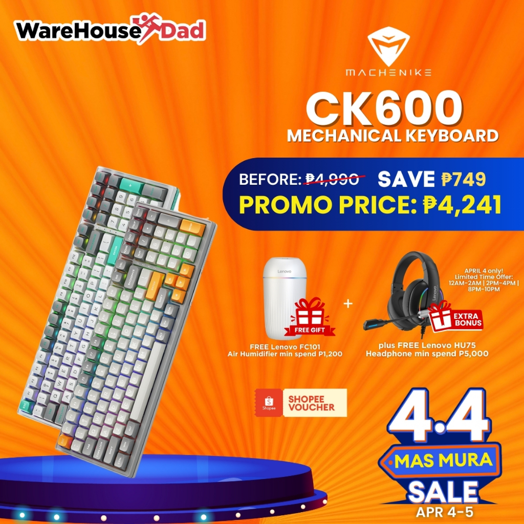 Machenike CK600 Mechanical Keyboard | Shopee Philippines
