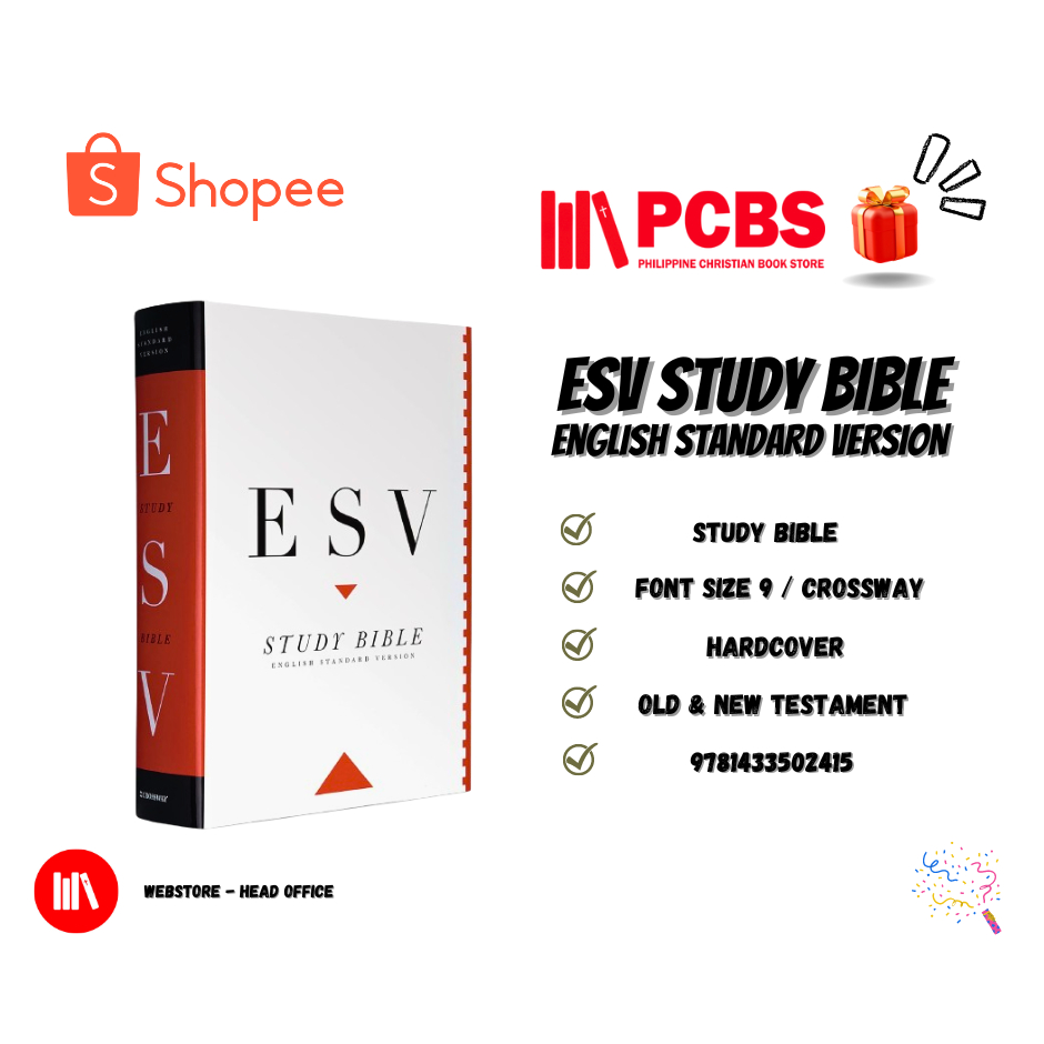 PCBS ESV Study Bible (POINT TYPE 9/CROSSWAY) : Hardcover - English ...